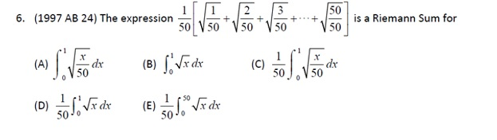 Riemann Reversed | Teaching Calculus